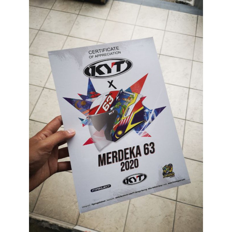 sijil kyt nfj merdeka 63 | Shopee Malaysia