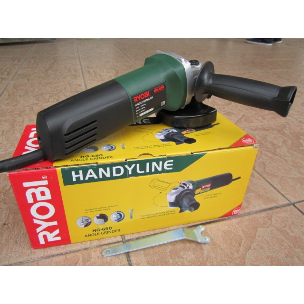 RYOBI ANGLE FRINDER IDEAL FOR HOME USED HG-650 HANDYLINE | Shopee Malaysia