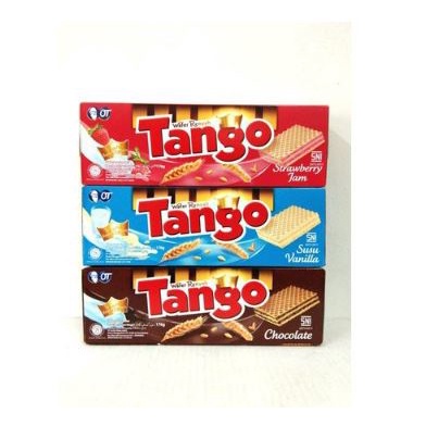 Tango Wafer 176 gr all varian (Cocolate, Vanilla, Strawberry) | Shopee ...