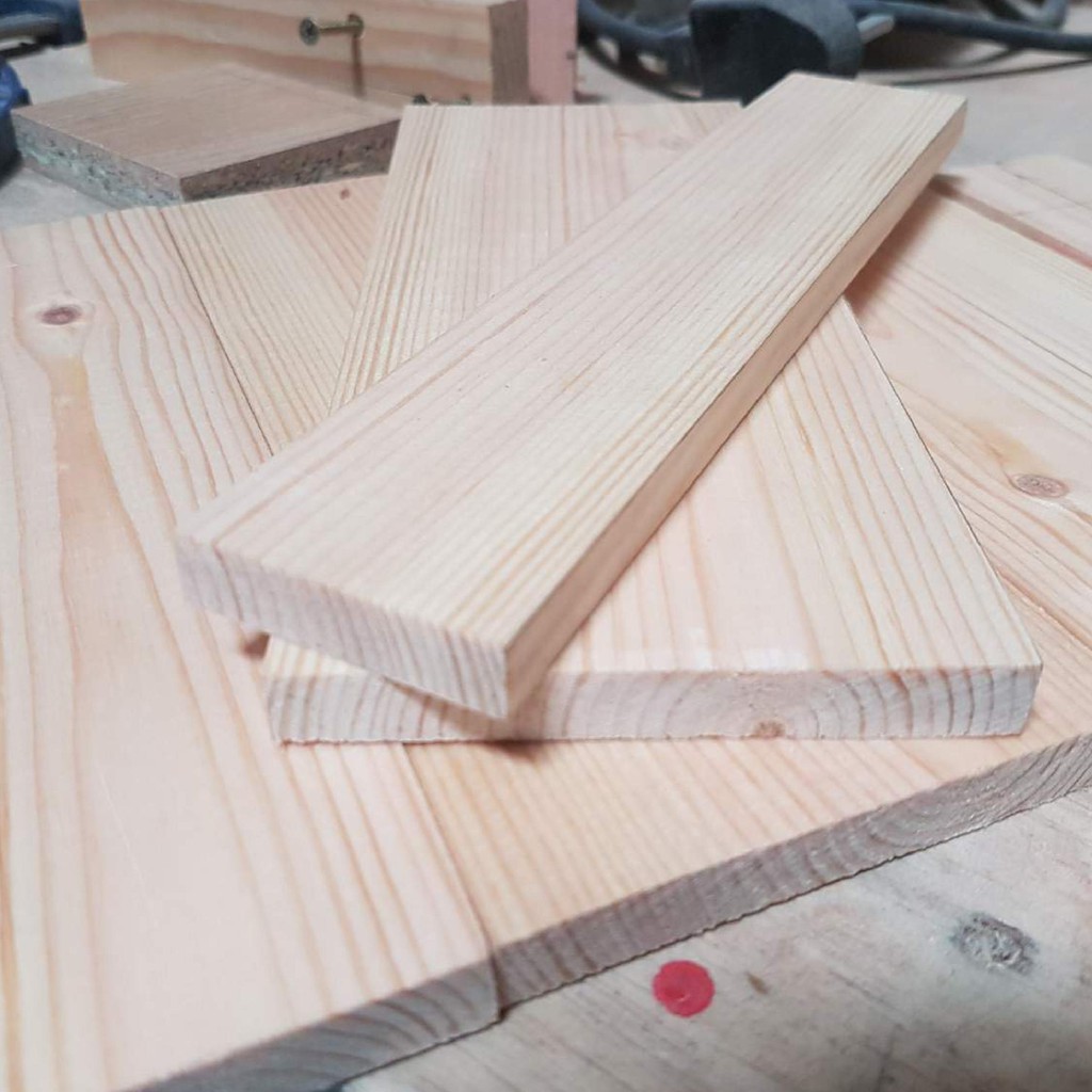 PINE WOOD / KAYU PINE [12mm (T) x 95mm (W) x 1ft / 2ft / 3ft (L ...