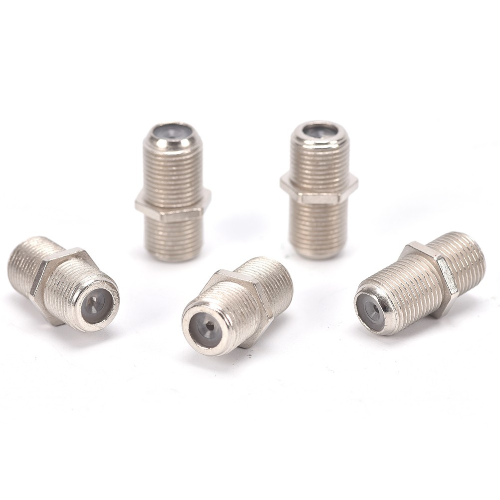 10 Pack F Type Coupler Adapter Connector Female F/F Jack RG6 Coax ...