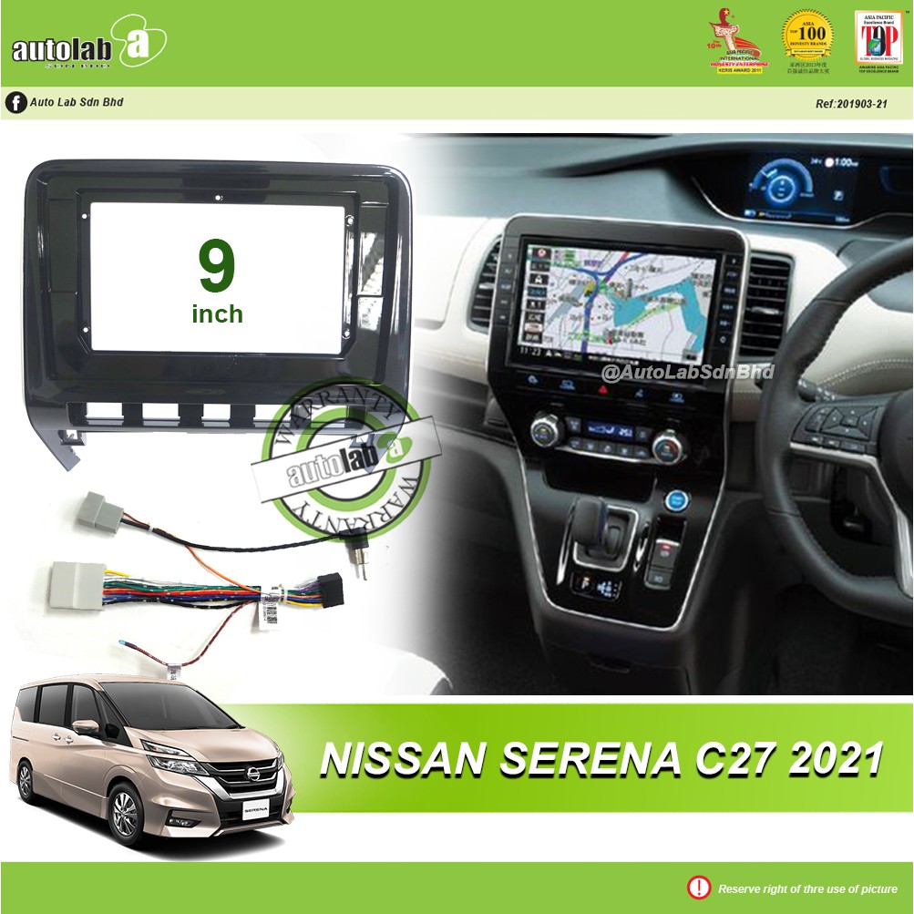 Android Player Casing 9" for New Nissan Serena C27 2021-2022 (Singapore ...