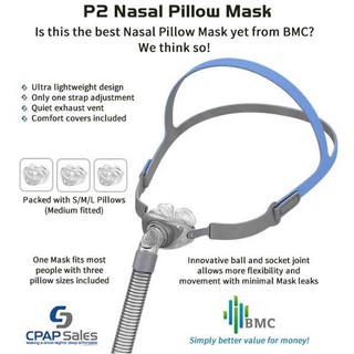 BMC CPAP P2 NAsal Pillow Mask | Shopee Malaysia