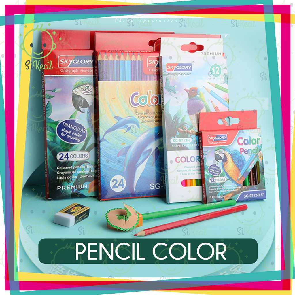 Color Pencil Art Set (Pensil Warna) | Shopee Malaysia