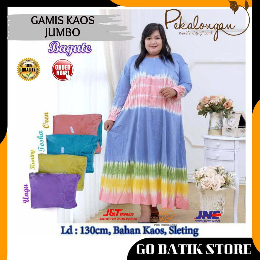 Jumbo Robe / Jumbo T-Shirt / Rainbow Robe / Pekalongan Robe / Batik ...