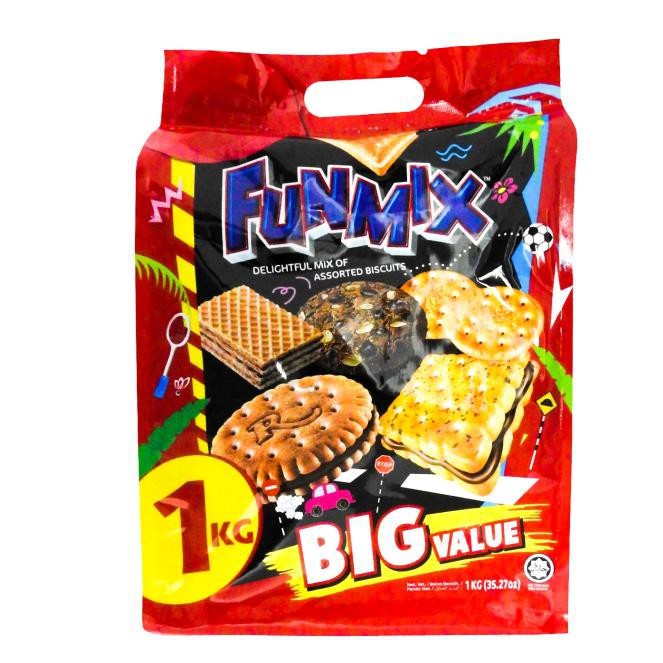 Exp:12/22 Munchy's Topmix / Funmix Assorted Biscuits 500g/(1kg ...