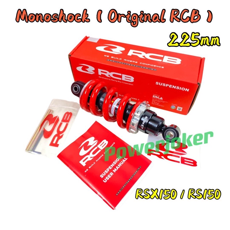 RSX150 RS150 RSX RS 150 (100% Original) 225mm RCB M2 Line Monoshock ...