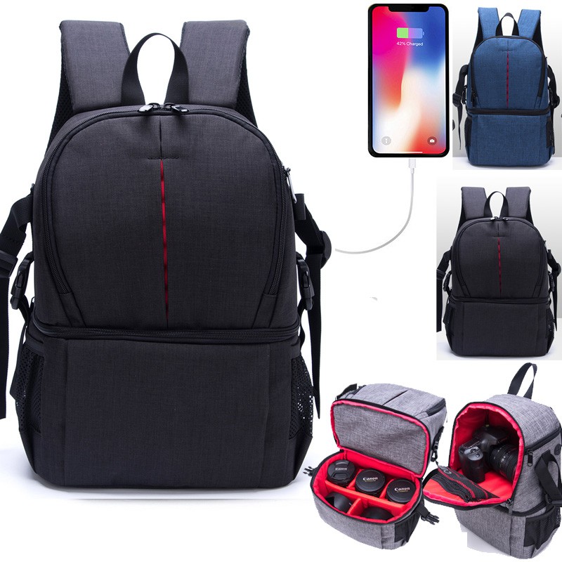 Explosion Canon Nikon SLR Camera Bag Multi-function Portable ...