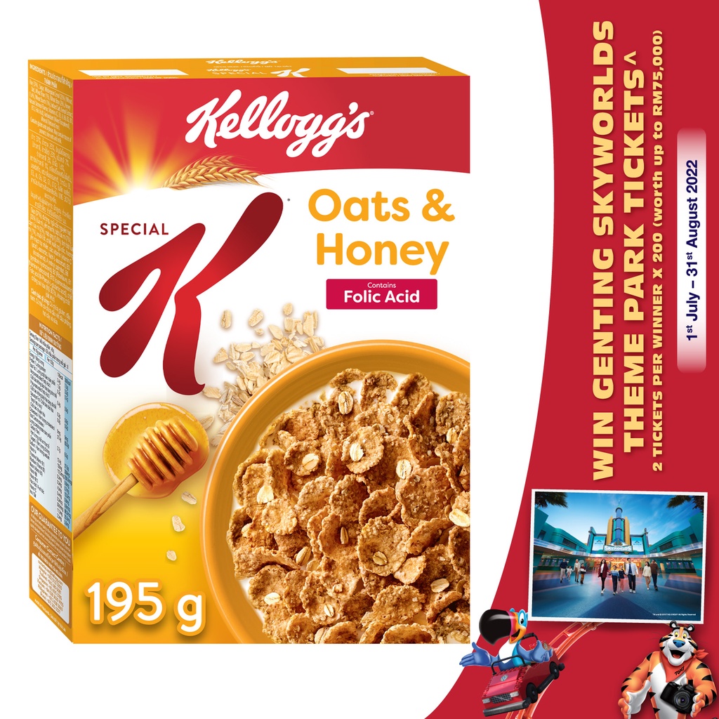 Kellogg's Special K Oats & Honey Cereal (195g) | Shopee Malaysia