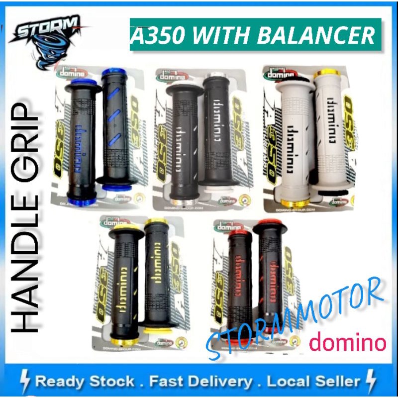 DOMINO ALLOY HANDLE GRIPS THROTTLE GRIPS HANDLE GRIP WITH BALANCER A350 ...