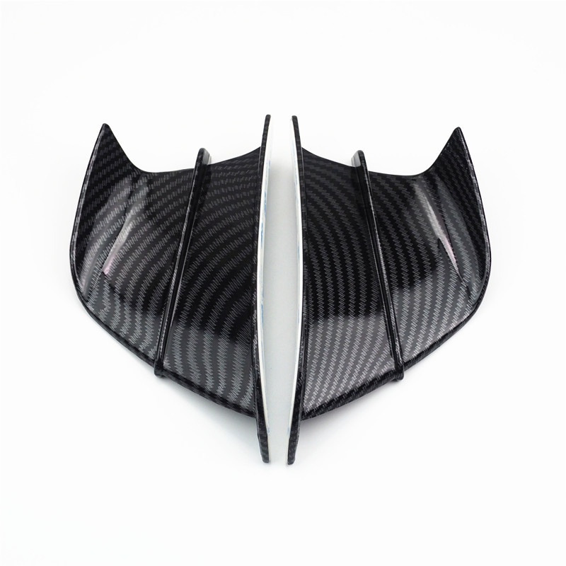 Motorcycle Scooter Aerodynamic Wing Kit Universal Fixed Winglet Fairing ...