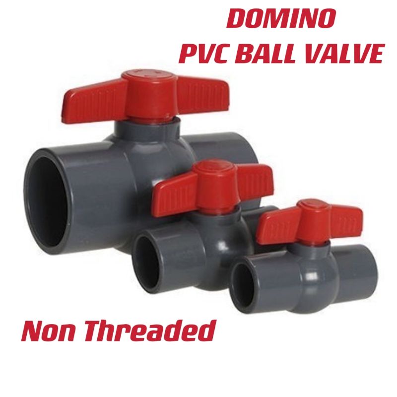 PVC BALL VALVE [ DOMINO PVC BALL VALVE ] [ SOCKET END ] HIGH QUALITY ...