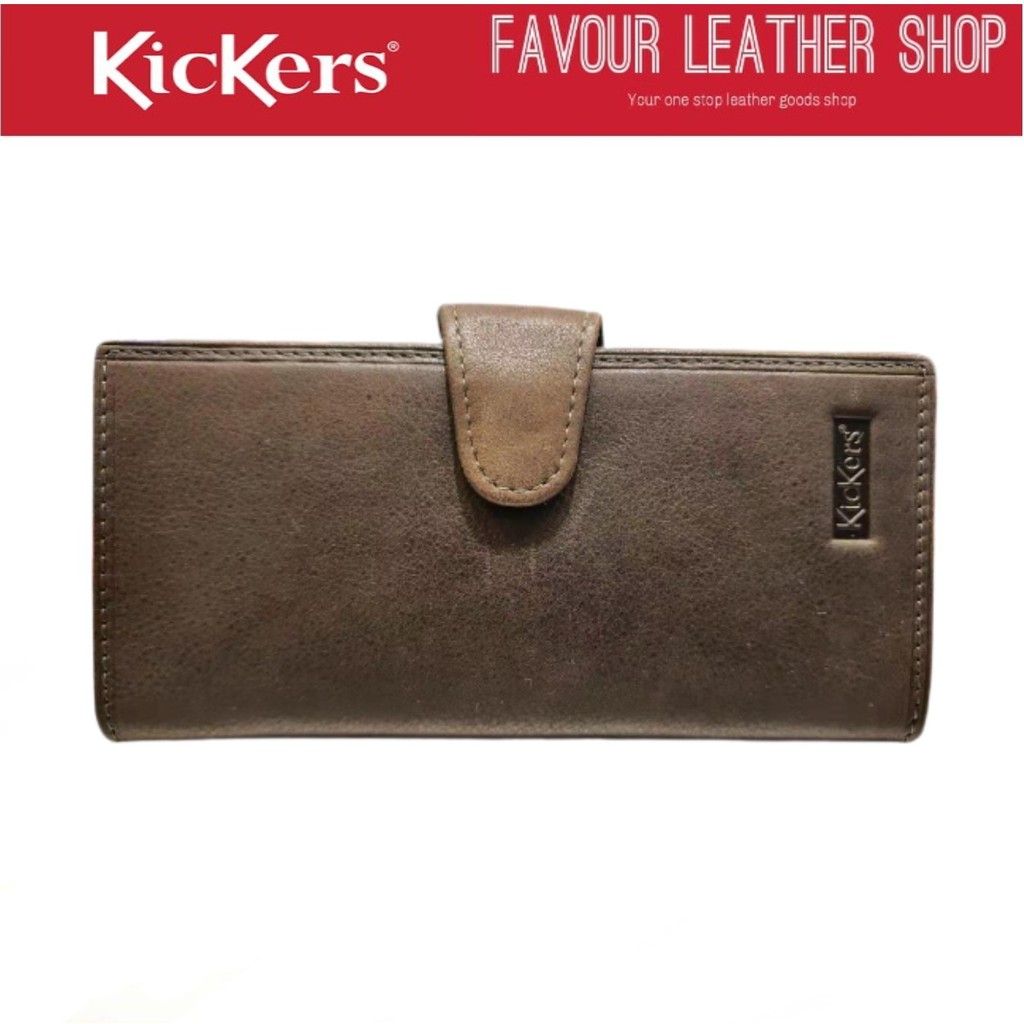 Kickers Genuine Leather Long Wallet With Button (KDMA-LB-50538 ...