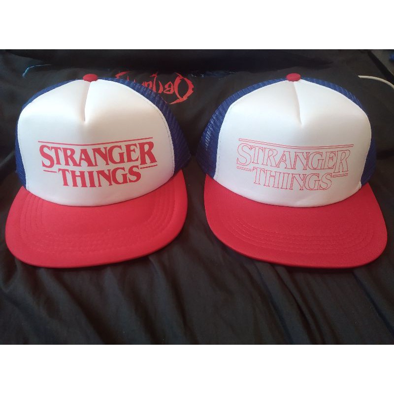Stranger Things Logo Trucker Cap | Shopee Malaysia