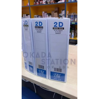 OKADA 2D PVC Ring File (A4) / Fail Kulit Keras / White File / Fail ...