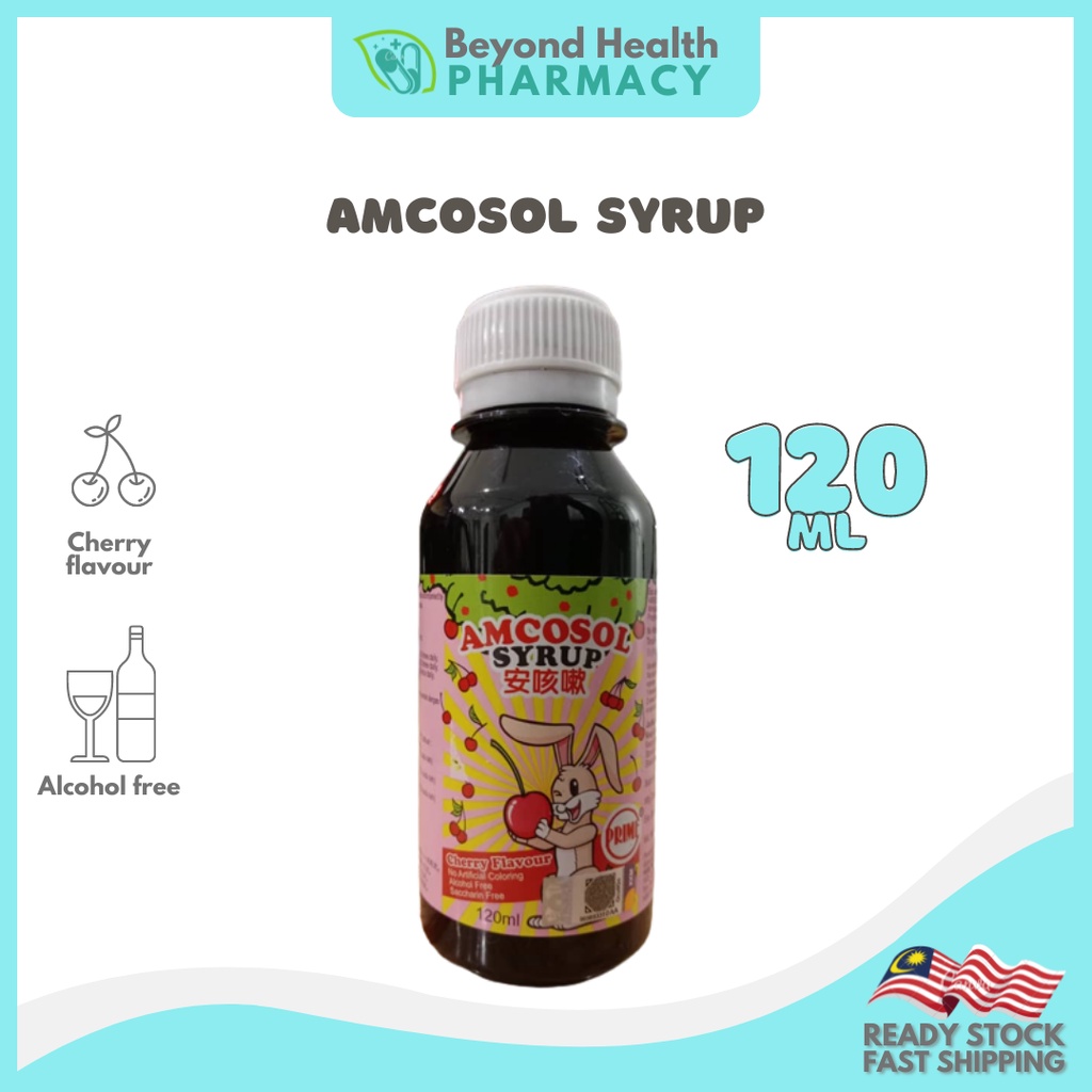 Prime Amcosol Syrup 120ml untuk cairkan kahak budak | Shopee Malaysia