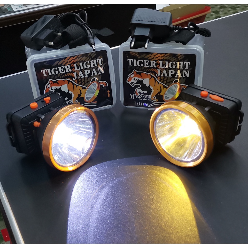 Tiger Light Japan M-2222 100W Fishing Head Lamp/Hunting/Camping ...