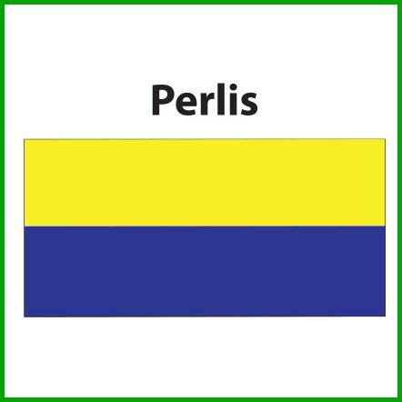Perlis Flag 3x6ft, Bendera Perlis 3x6ft, Polyester | Shopee Malaysia