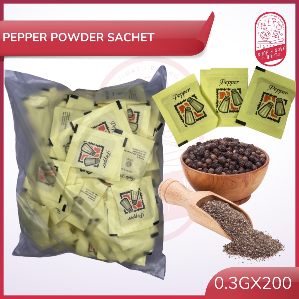 General Pepper Sachet - 3g per pack (Size: 3gx100s / 3gx200s) | Lada ...