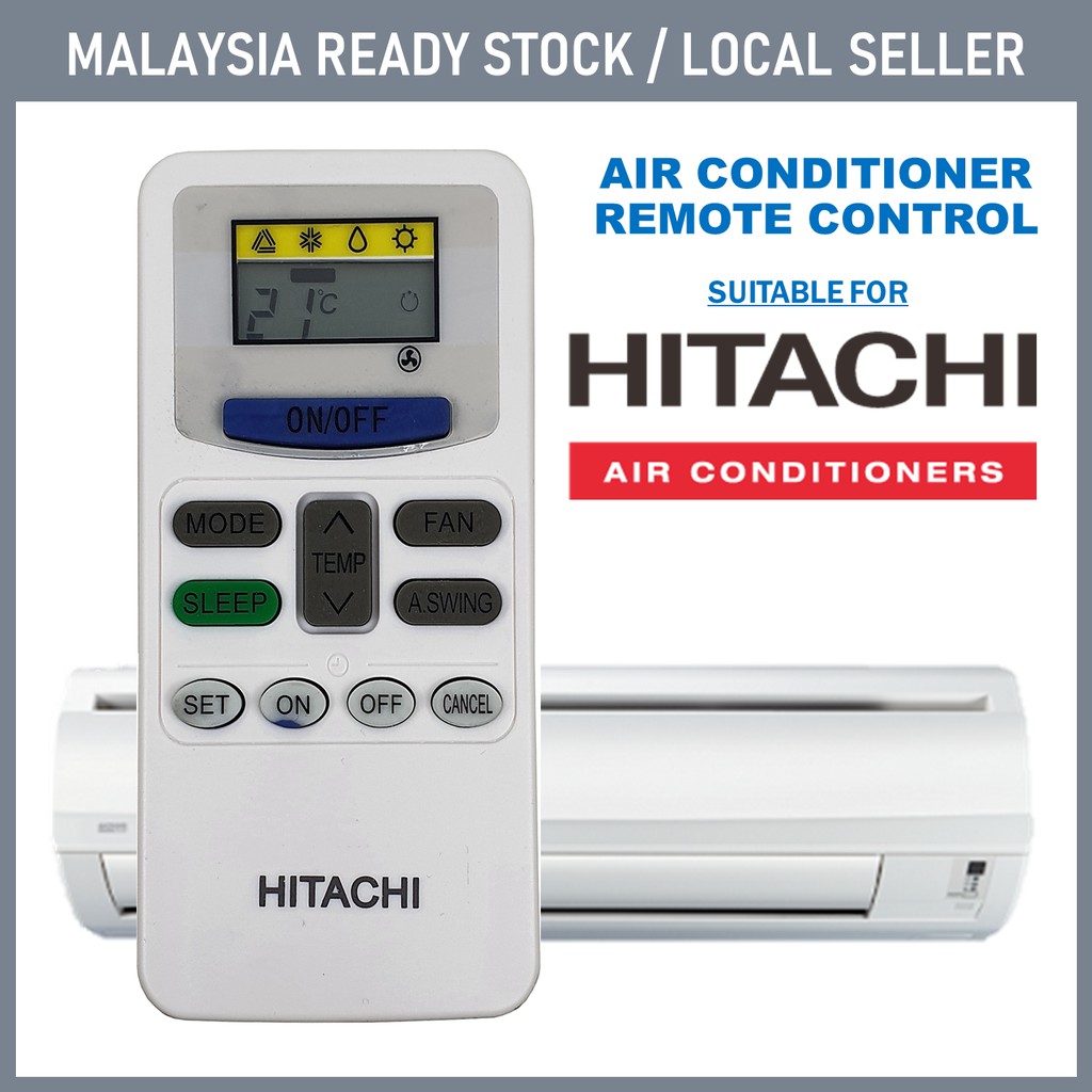 Hitachi Replacement For Hitachi Air Cond Aircond Air Conditioner Remote ...