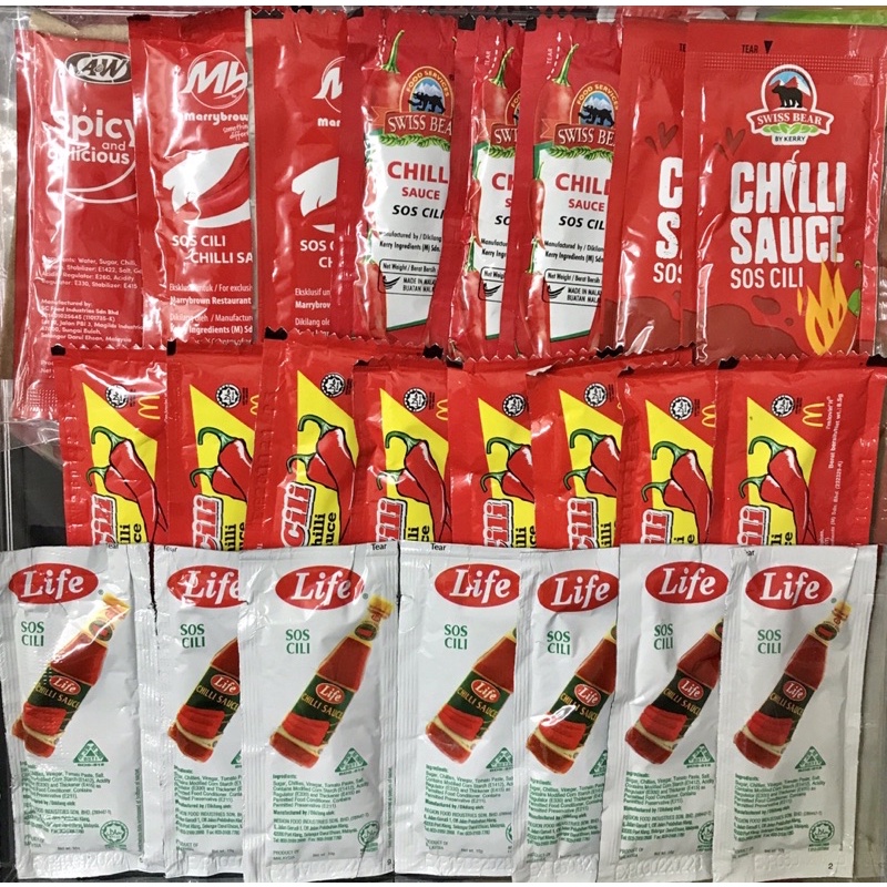 Sos KFC / Mcd : Mekdi / Sos Cili Paket / Sauce Chilis Sachet | Shopee ...
