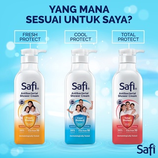 SAFI ANTIBACTERIAL SHOWER CREAM/SABUN MANDIAN BADAN 500g/1kg/975g ...