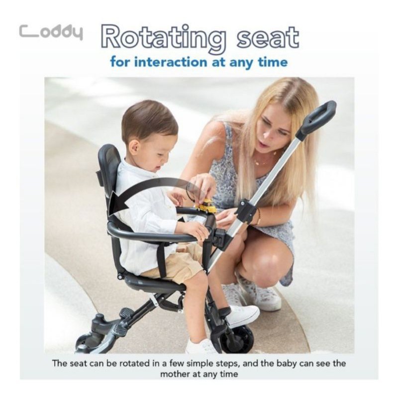 360 rotate Original Coddy Coby Haus Kid Stroller High Quality (7-36 ...
