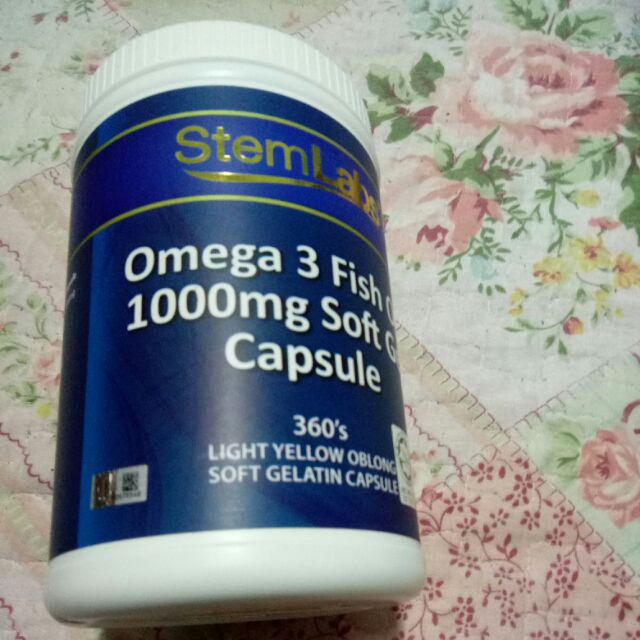 STEMLABS OMEGA 3 FISH OIL 1000mg (360'S) | Shopee Malaysia