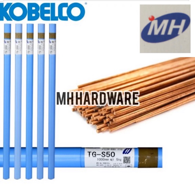 KOBELCO TG-S50 Familiarc 5KG TIG Welding Mild Steel Electrode 2.4mm | Shopee Malaysia