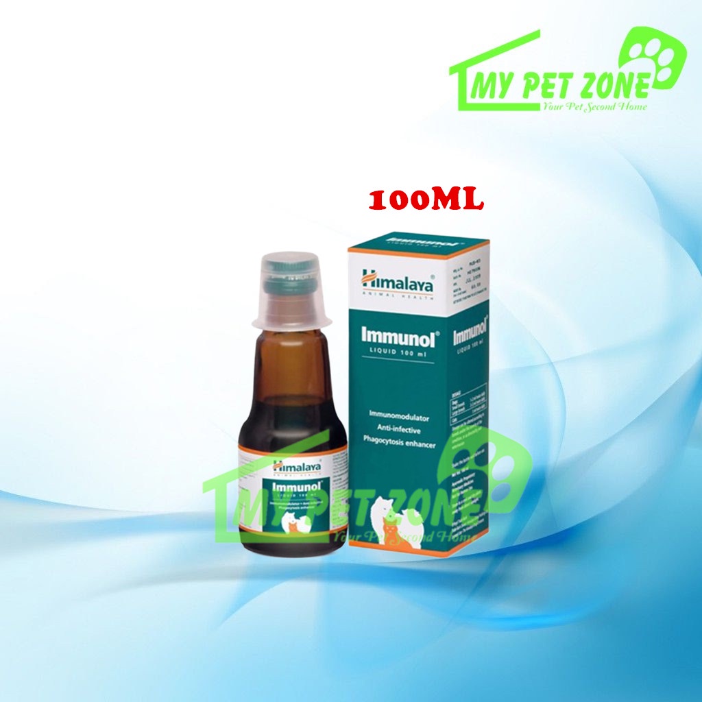 Himalaya Immunol Liquid / Immune Booster for Dogs and Cats 100ML ...