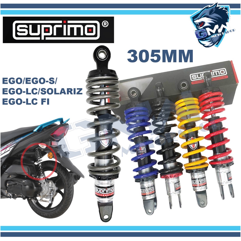 ABSORBER MONOSHOCK SUPRIMO 305MM YAMAHA EGO / EGO LC / EGO S EGO-S / SOLARIZ / EGO LC FI ...