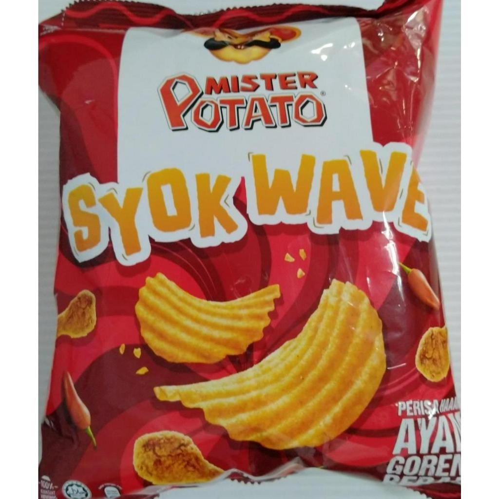 MISTER POTATO SYOK WAVE AYAM GORENG BERAPI 65GM | Shopee Malaysia