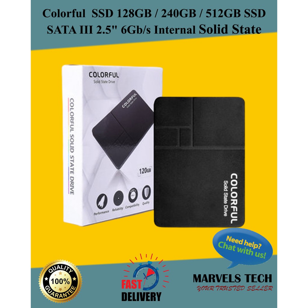 Colorful SL500 512GB SSD SATA III 2.5" 6Gb/s Internal Solid State Drive ...