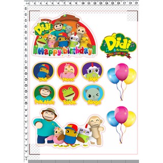 Didi & Friends Cake Topper 001 | Shopee Malaysia