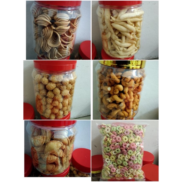 (NO COD) Aneka macam kueh raya,pelbagai jenis kue raya semprit susu ...