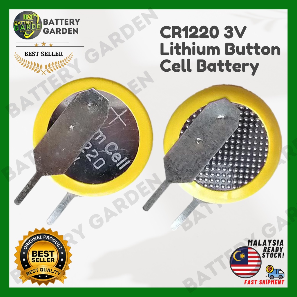CR1220 CMOS 2-Pin 3V Vertical Or Horizontal Feet Button Coin Cell ...