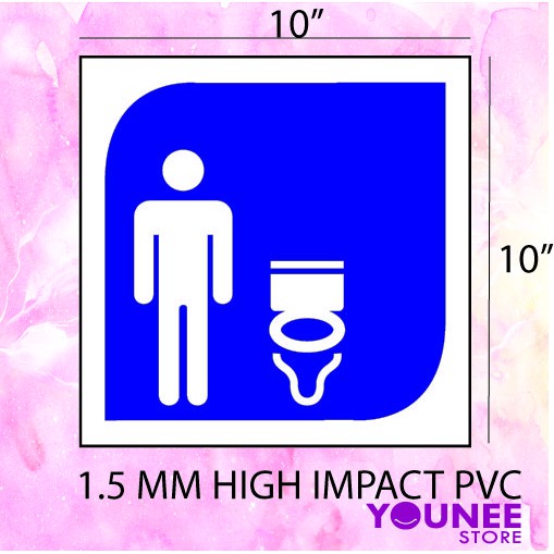 TOILET SIGN / BILIK AIR SIGN / TANDAS LELAKI / WASH ROOM SIGNAGE ...