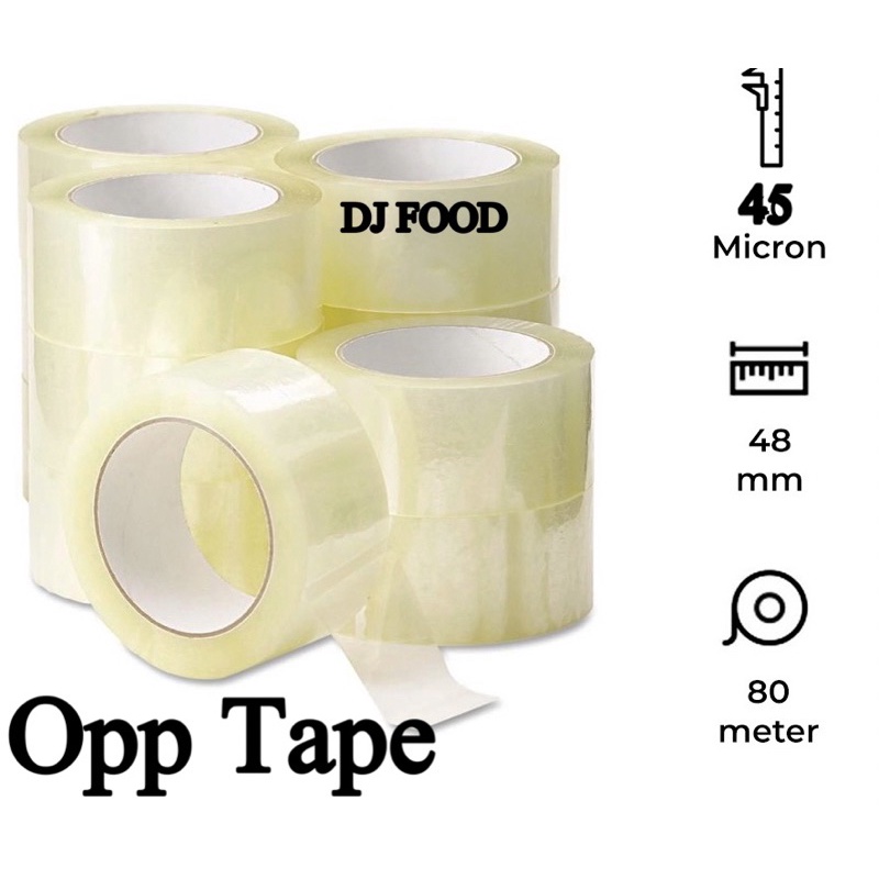 OPP TAPE 48MM X 80METER X 45MIC(Ready Stock) | Shopee Malaysia