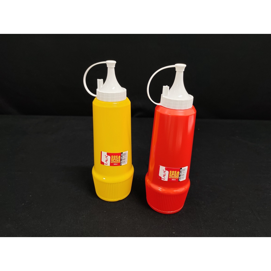 Lava Sos Botol 300ml / Chili Sauce Bottle / Sos & Spice Squeezer (1 pc ...