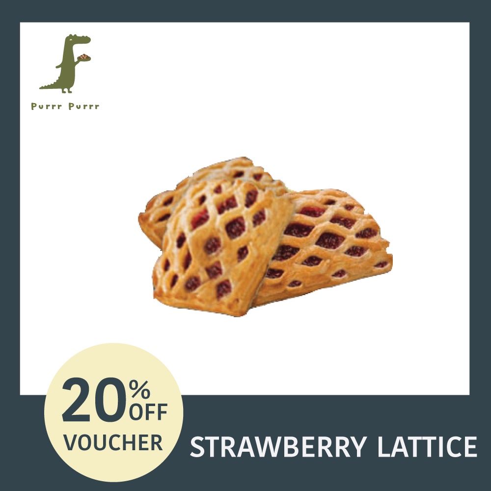 Strawberry Bar / Strawberry Lattice Pie / Bar Strawberi / Kekisi ...