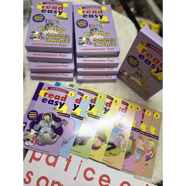 Dwais | Read Easy phonics Set English book with FREEGIFT : 8 buah buku ...