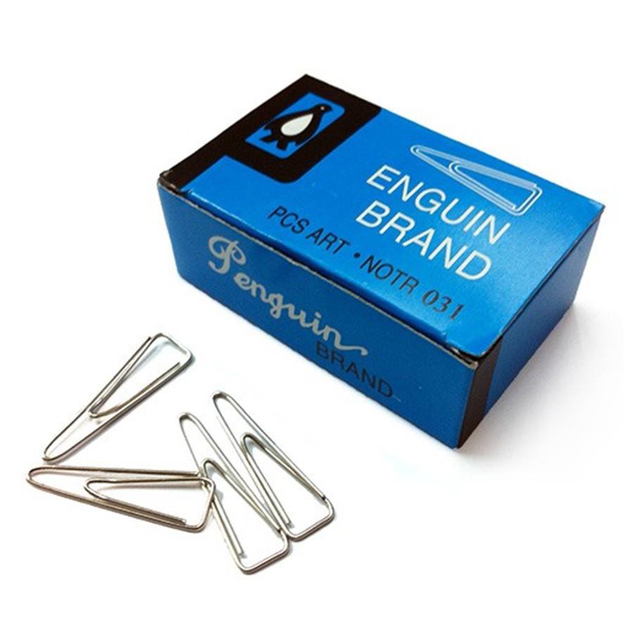 Penguin Triangle Paper Clip 25mm 31mm Klip Kertas Segi Tiga 25mm 31mm Shopee Malaysia