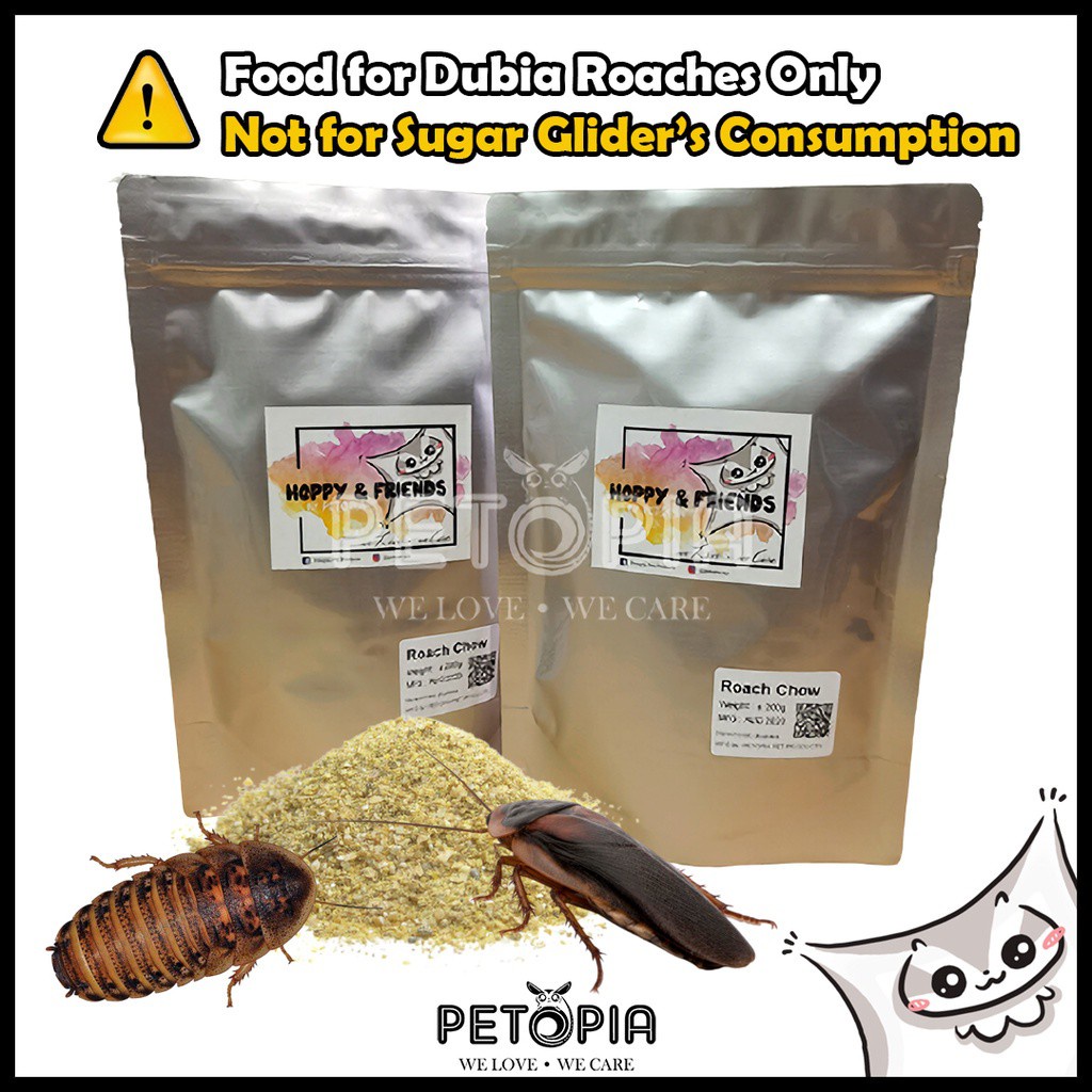 Hoppy & Friends Dubia Roach Chow [1kg] | PETOPIA Dubia Food | Shopee ...