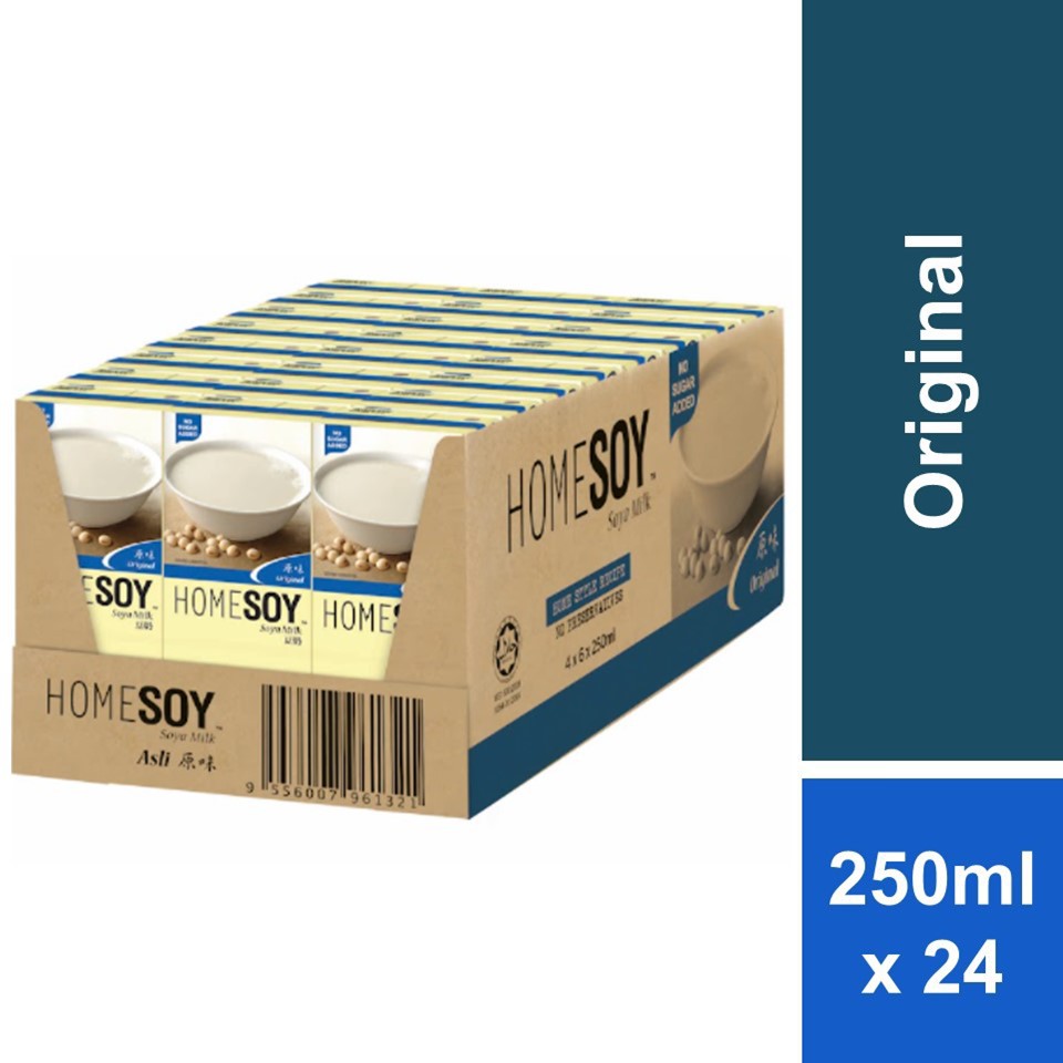 Homesoy No Sugar Added 250ml x 24s | Shopee Malaysia