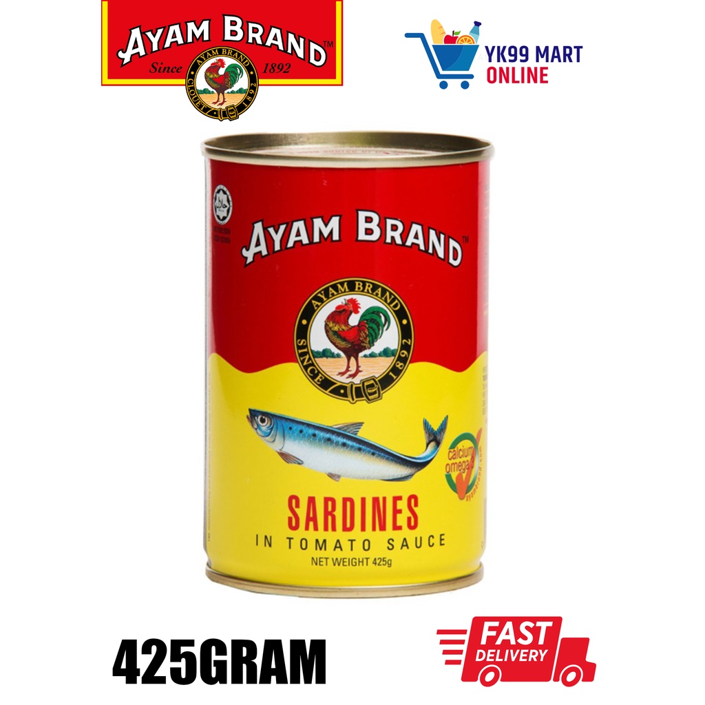 Ayam Brand Sardin In Tomato Sos 425G | Shopee Malaysia
