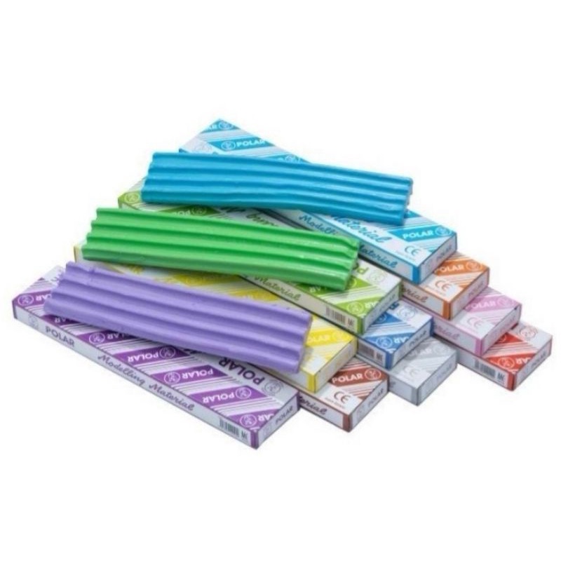 modelling clay/tanah liat/untuk permainan acuan satu SET 10 colour ...