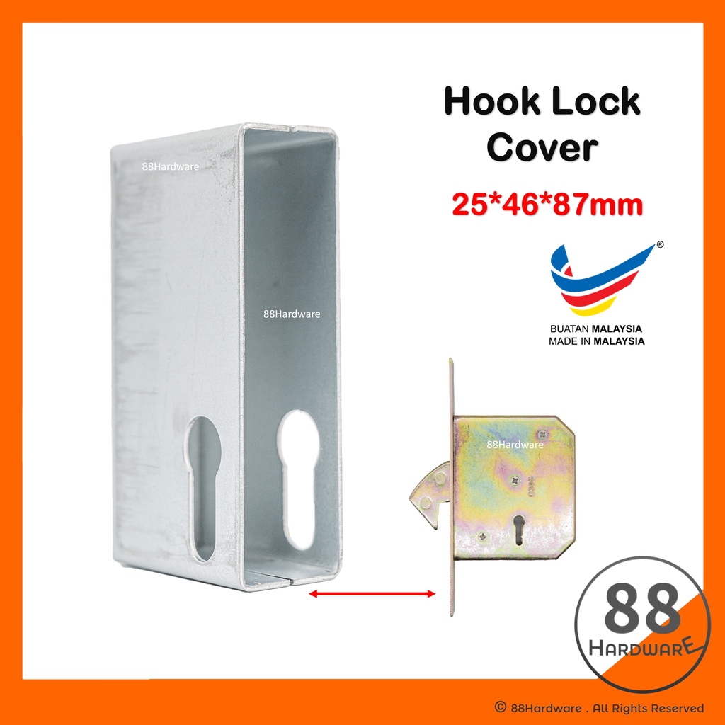 Hook Lock Cover / Hook Lock / grill lock / grill door lock / kunci ...