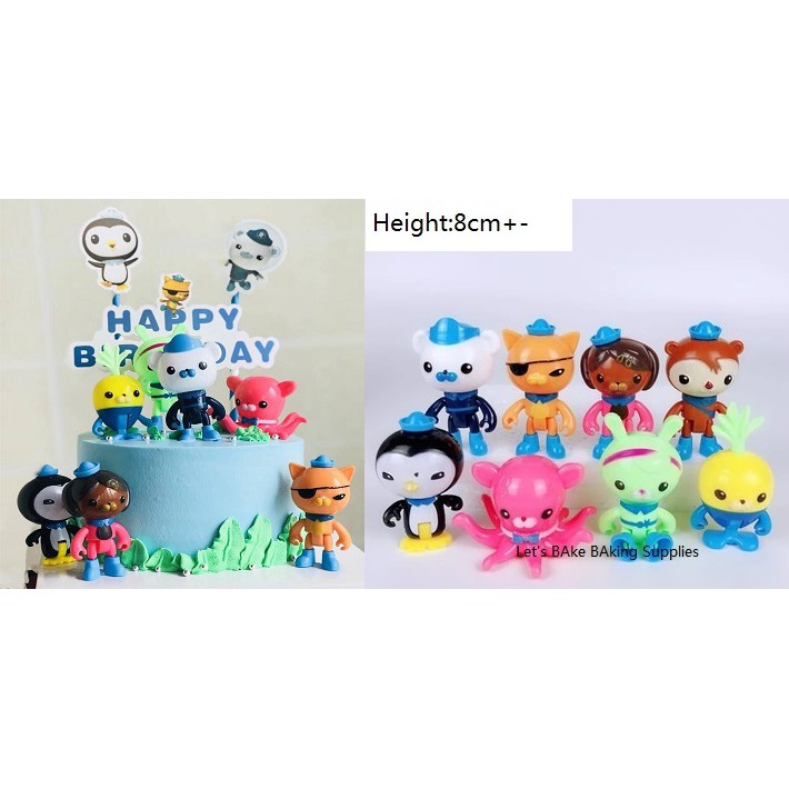 The Octonauts Cake Topper octonauts Cake Decorations figurine ...