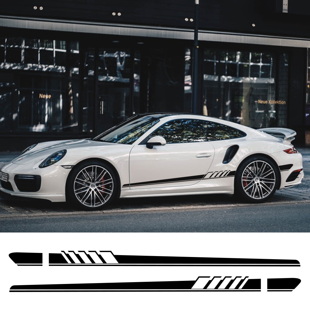 2pcs Car Sticker Auto Side Vinyl For Audi BMW Ford Volkswagen Toyota ...