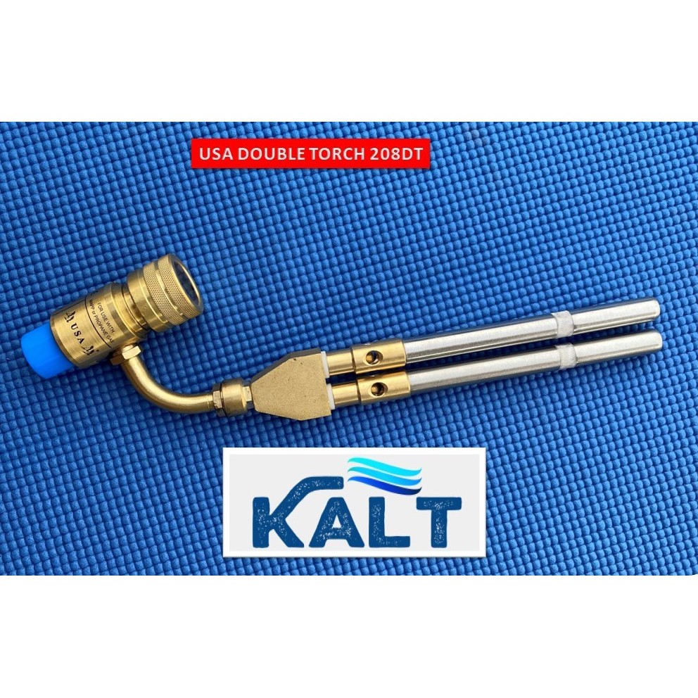 Welding Hand Torch Double Torch 208DT Brazing Soldering Propane MAPP ...